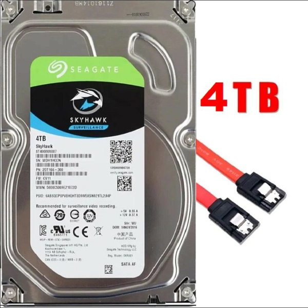 4 ТБ Внутренний жесткий диск Seagate Skyhawk 4 ТБ (ST4000VX007) HDD 4 ...