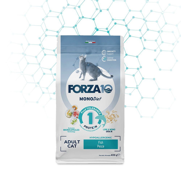 Корм сухой для кошек FORZA10 Regular Diet с рыбой, гипоаллергенный, для ...