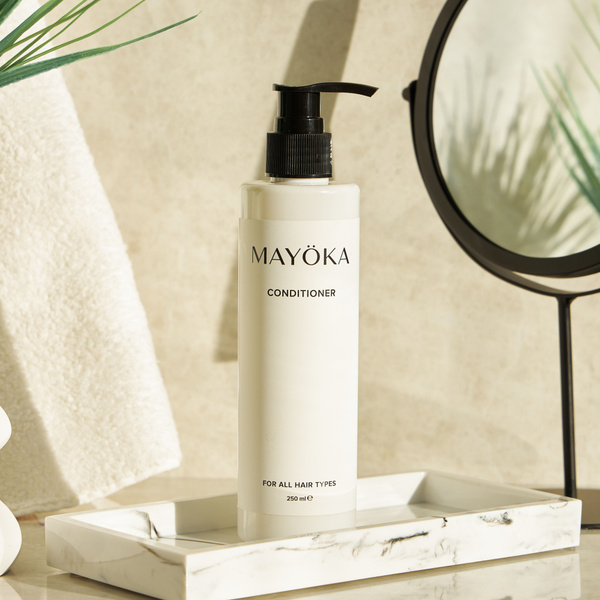 MAYOKA Увлажняющий бальзам для всех типов волос. Уход, блеск и мягкость ...