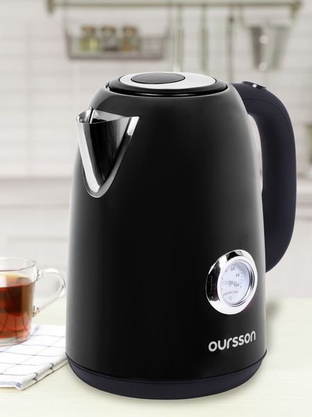 Электрический чайник OURSSON EK1752M/BL купить на OZON по низкой цене (838872193)