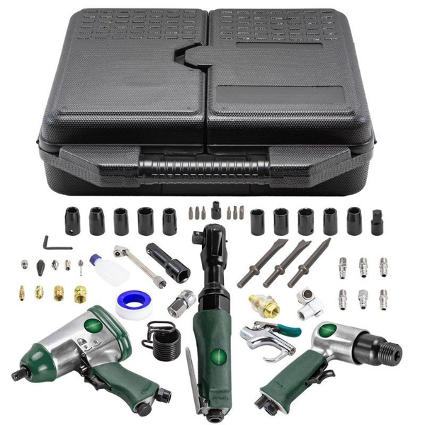 Набор инструментов с аксессуарами 50 предметов (гайковерт+ пневмоинструмент) ROCKFORCE купить на ...