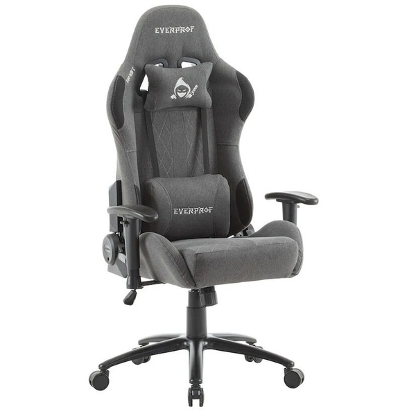 Кресло геймерское Everprof Ghost - серое (ткань) купить на OZON по низкой цене (1762147860)