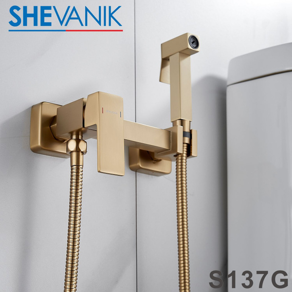 Смеситель с гигиеническим душем Shevanik S137T купить на OZON по низкой цене (1764387592)