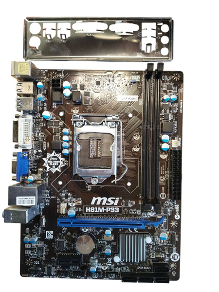 MSI Материнская плата H81M-P33 купить на OZON по низкой цене (1764831594)