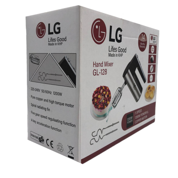 Ручной миксер Электрический ручной LG 128, 1200 Вт купить на OZON по низкой цене (1773161132)