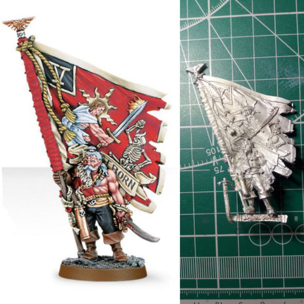 Vostroyan Standard Bearer 2005 Imperial Guard Warhammer миниатюра ...