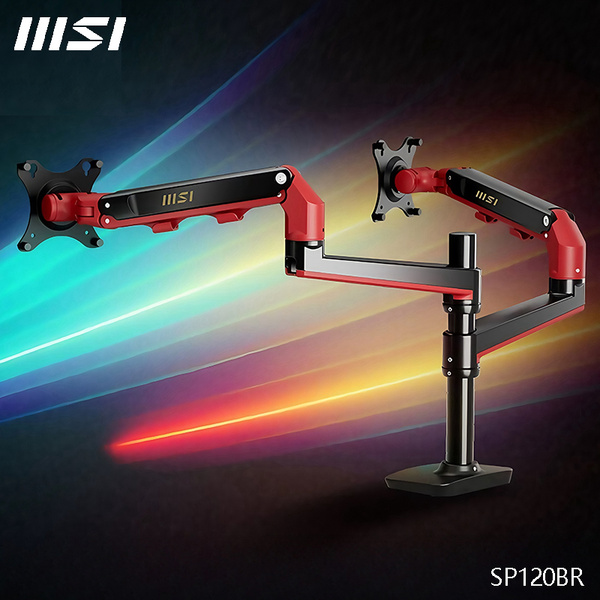 Кронштейн для настольного монитора MSI с механической ручкой SP120BR ...