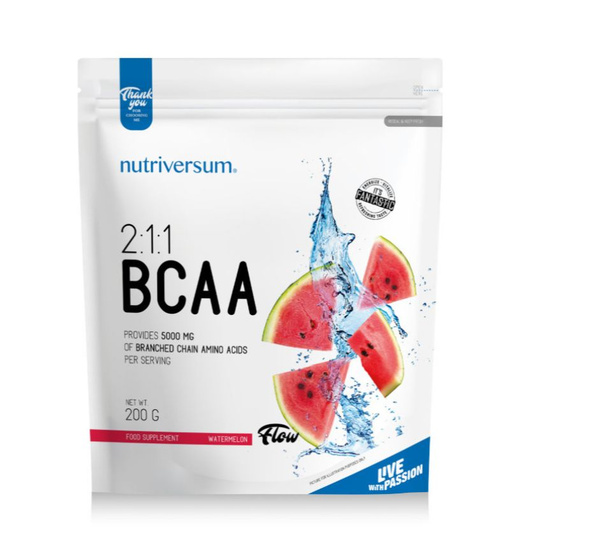Аминокислоты Нутриверсум БЦАА 2:1:1 (Nutriversum BCAA 2:1:1) со вкусом ...