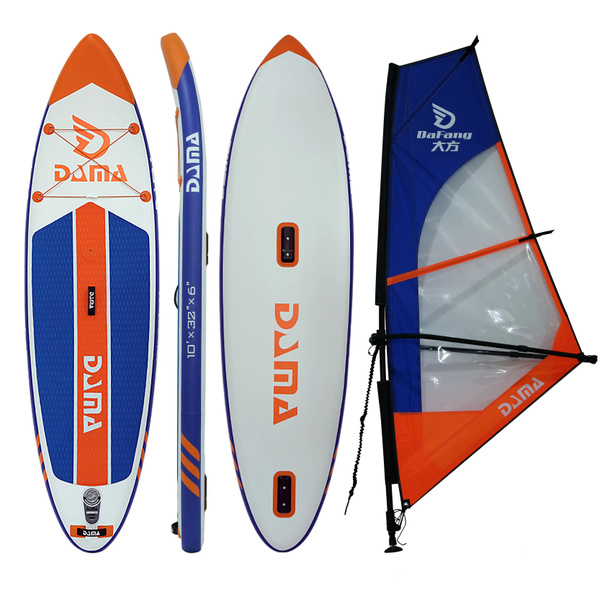 Надувная двухслойная SUP-доска DAMA WIND SURFBOARD 10,6' 320*84*15 см ...