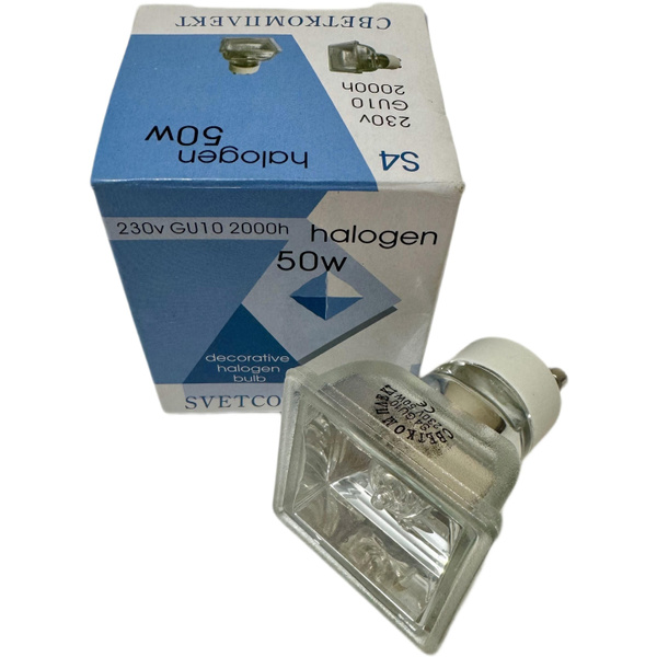 Лампа галогенная квадратная GU10 50w 230v (диагональ 37мм/ 50мм) Светкомплект купить на OZON по ...