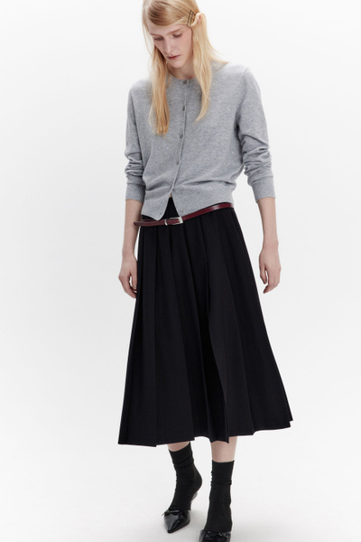 Юбка Женский Befree черный Ткань, размер 48 Молния Однотонный На любой сезон, рост 170 купить c ...