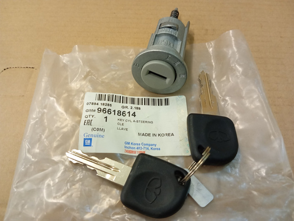 Замок зажигания, арт. 96618614, производитель GM Korea, цена за 1 шт ...