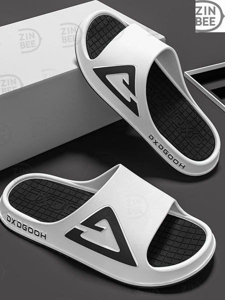 Тапочки Мужской, Женский ZinBee, размер 40, 41 белый Кисточки Закрытый нос Китай На любой сезон ...