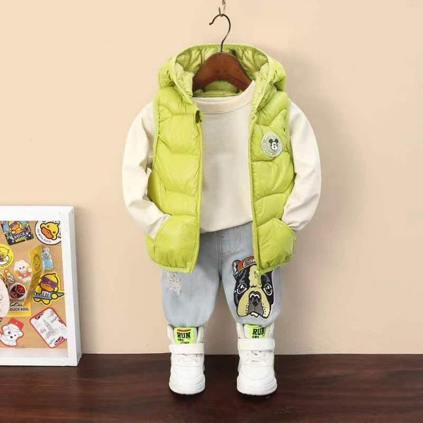 Жилет Мальчики, Девочки THANHDAT салатовый, размер 98, 104 купить c доставкой на OZON по низкой ...