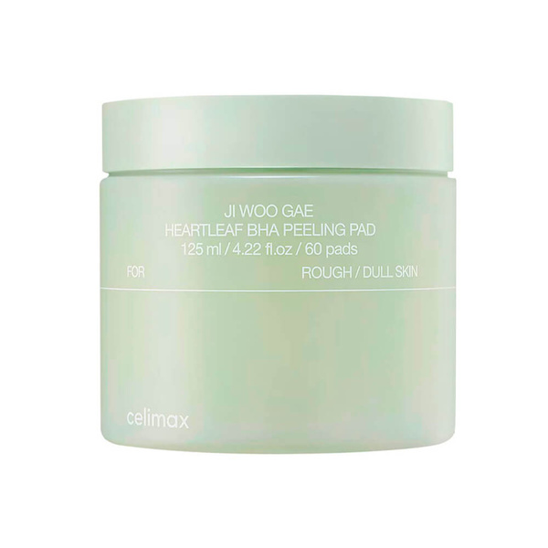 CELIMAX Пилинг-пэды тонизирующие с BHA-кислотой Ji Woo Gae Heartleaf ...