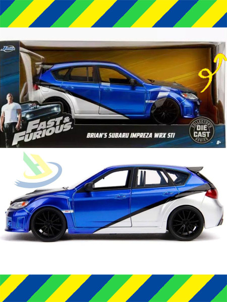 Характеристики Машинка 1:24 JADA 99514 fast&furious brian's subaru impreza wrx sti подробное ...