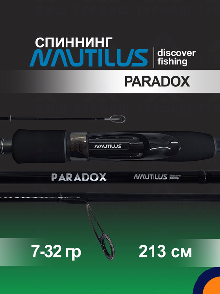 Спиннинг Nautilus PARADOX, от 7 гр купить c доставкой на OZON по низкой цене (1726353885)