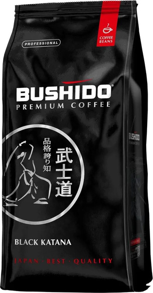 Кофе в зернах Bushido Black Katana, 1 кг купить на OZON по низкой цене ...