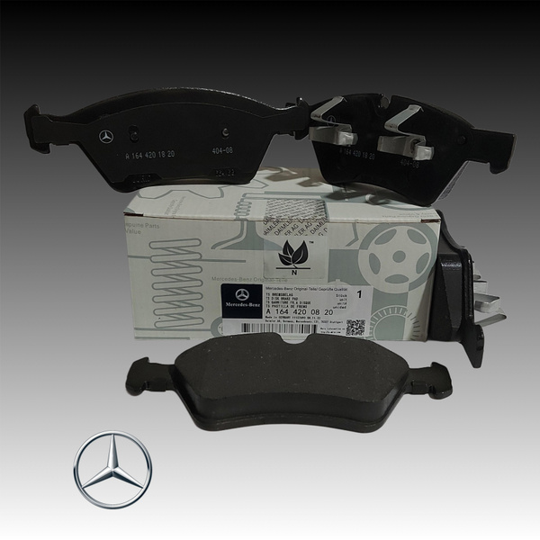 Mercedes-Benz Колодки тормозные дисковые Передние, арт. A1644200820 ...