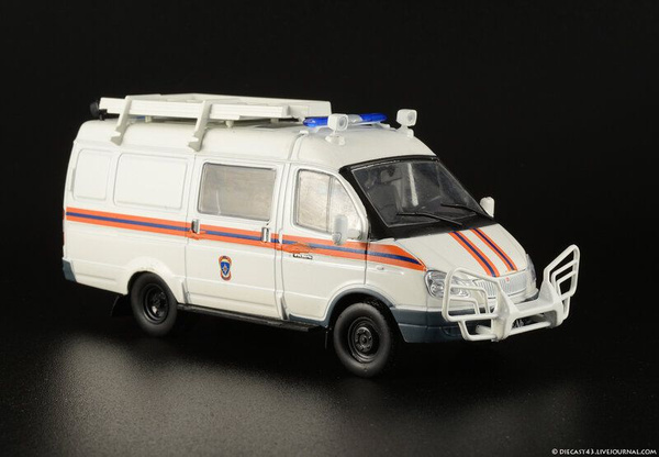 Коллекционная модель автомобиля ГАЗ-2705 АСМ ГАЗель МЧС/ масштаб 1:43 купить на OZON по низкой ...