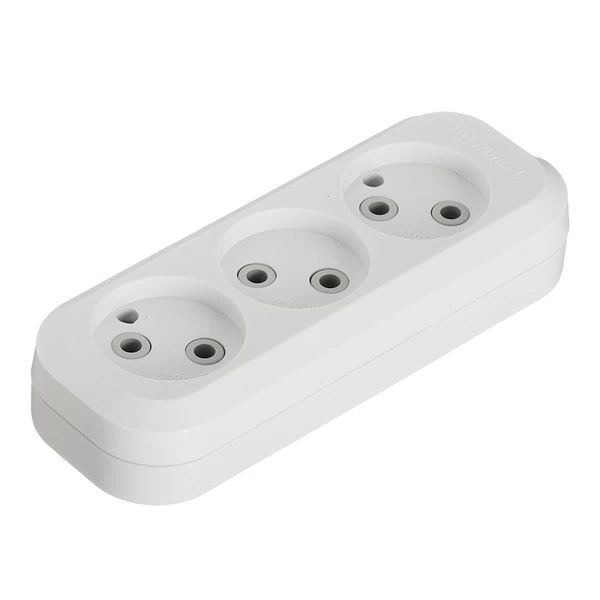 Колодка электрическая 3 розетки Makel 10 А 250 В 2,2 кВт белая (MGP121) купить на OZON по низкой ...