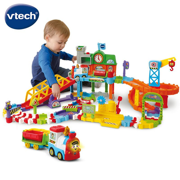 VTech Deluxe Электрическая Железная Дорога (многоцветная, звук, свет, 1-5 лет) купить на OZON по ...