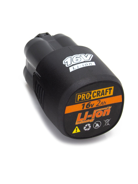 Аккумулятор универсальный BAT16/2 PROCRAFT Li-Ion 16В 2Ач купить на ...