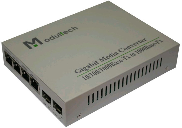 Modultech Медиаконвертер 10/100Base-TX to 100Base-FX TP-to-ST/SC/VF-45/MT-RJ купить на OZON по ...