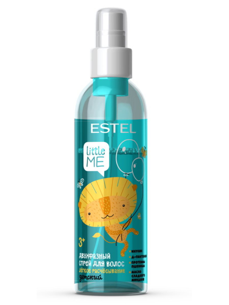 ESTEL PROFESSIONAL Двухфазный спрей для волос детский LITTLE ME блеск и легкое расчесывание 200 ...