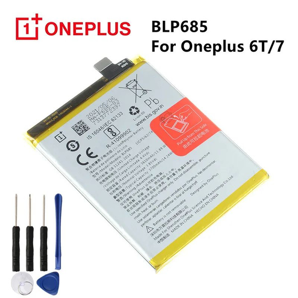Аккумулятор для OnePlus 6T A6010 BLP685 3700 мАч Сменные батареи купить ...