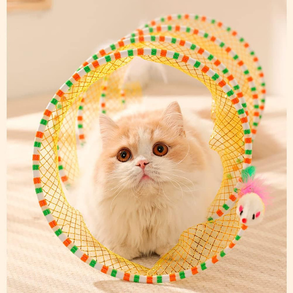 Игрушки для кошек / Игрушка для кота.Тоннель лабиринт складной с ...