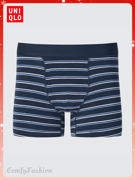 Трусы Мужской Uniqlo синий, размер 52 Повседневный купить c доставкой на OZON по низкой цене ...