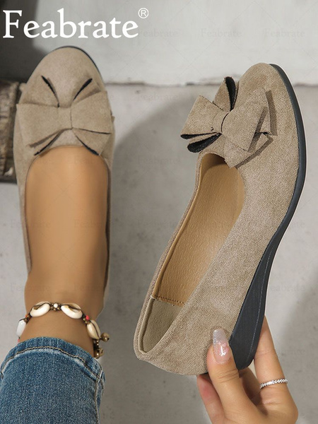 Лоферы Женский Feabrate хаки, размер 43 Без каблука На любой сезон Без застёжки купить c ...