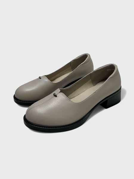 Туфли Женский Covani Натуральная кожа, размер 37 Без каблука 6 Россия Без застёжки Легкая модель ...