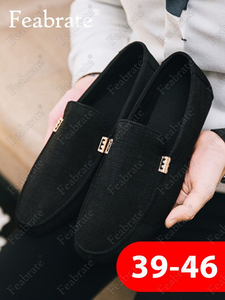 Слипоны Мужской Feabrate Брезент, размер 46 R (средняя) Лето Без застёжки купить c доставкой на ...