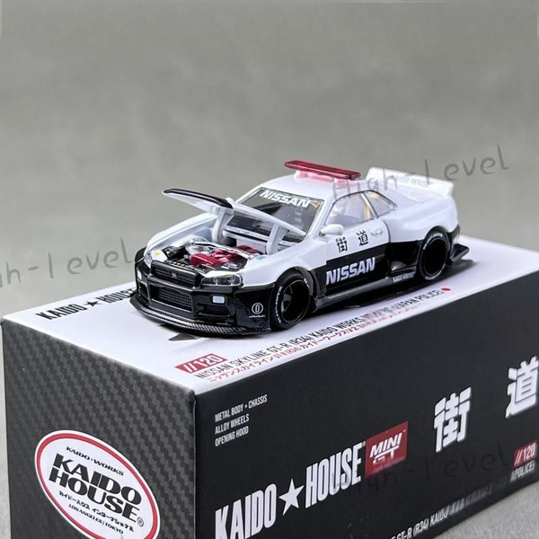 Машинка KAIDO HOUSE Mini Gt 1/64 KHMG120 Nissan Skyline GT-R(R34) Kaido ...