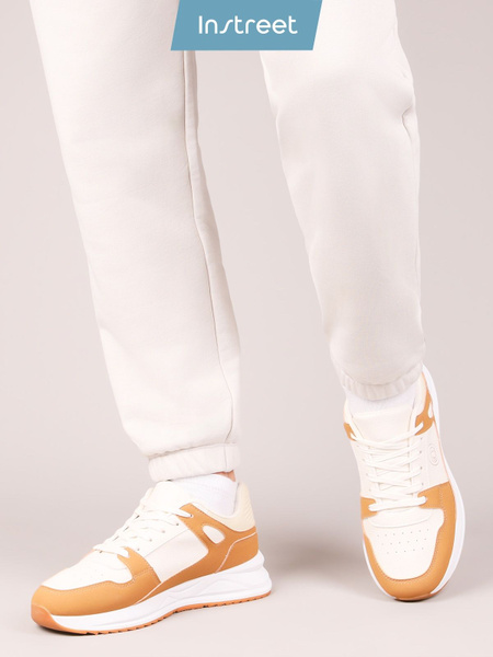 Кеды Мужской Instreet Искусственная кожа, размер 42 5 На любой сезон Шнурки Без каблука Россия ...