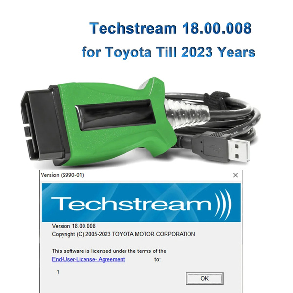 MONGOOSE MFC V18.00.008 Techstream для TOYOTA 2 TOYOTA2 TIS J2534 ...