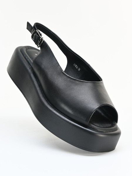 Босоножки Женский Ascalini Стандартный средний (до 9 см) Натуральная кожа, размер 42 9 Лето ...