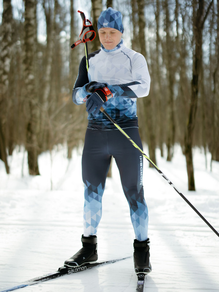 Костюм спортивный Мужской, Женский NORDSKI Спортивный брючный синий, светло-синий, размер 48 ...
