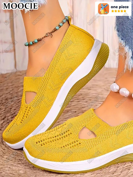 Мокасины Женский MOOCIE желтый, размер 41 Без застёжки Лето купить c доставкой на OZON по низкой ...