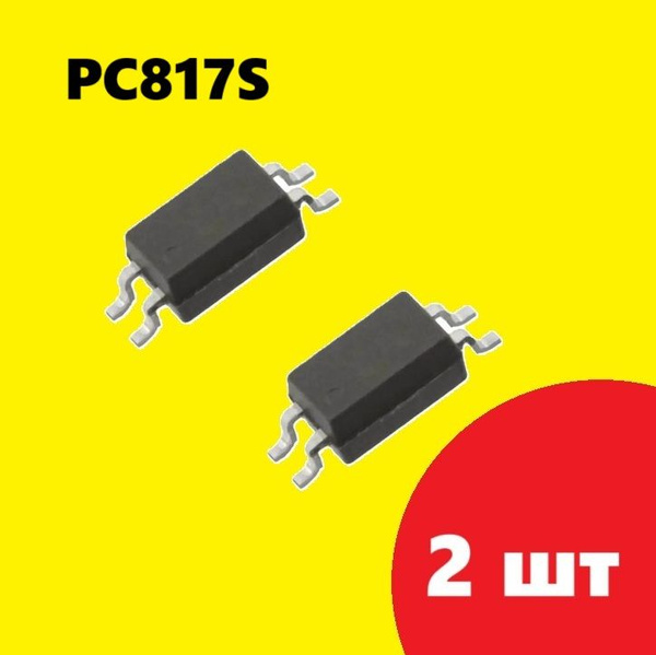 PC817S оптопара (2 шт.) корпус SOP-4 SMD-4 схема PC817X3, характеристики K10101C оптрон ...