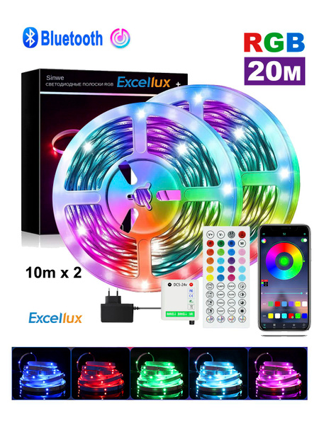 Excellux Светодиодная лента, IP20, 1 шт купить на OZON по низкой цене (2042262389)