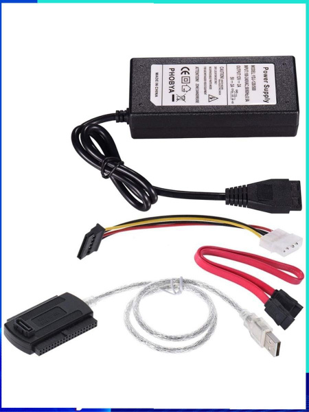 SATA PATA IDE Drive To USB 2.0 Адаптер Кабель-Преобразователь Для ...