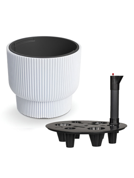 Кашпо с автополивом и вставкой для цветов Prosperplast Milly, 14 л ...