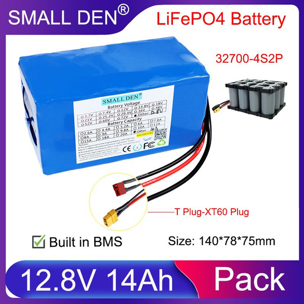 12V 14ah 32700 4S2P встроенный 30A BMS 360W высокомощный литиевый ...