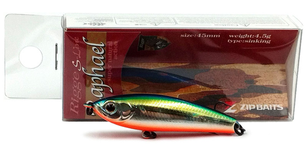 Воблер Стикбейт (StickBait) ZipBaits Rigge Raphael 45S купить c доставкой на OZON по низкой цене ...