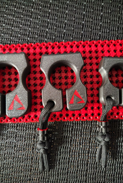 ALFA EDC брелок-карабин на палец не кастет d 25мм/L. PLA-CF пластик ...