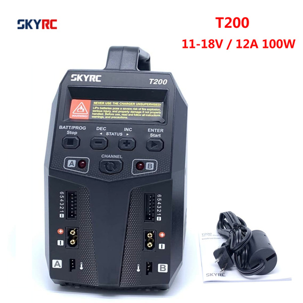 SKYRC T200 Двухканальное интеллектуальное зарядное устройство для ...