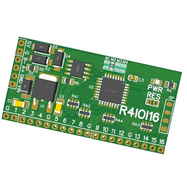 16CH 5 в 1 RS485 NPN DI-DO PIN Плата Modbus RTU Digital IO модуль ...